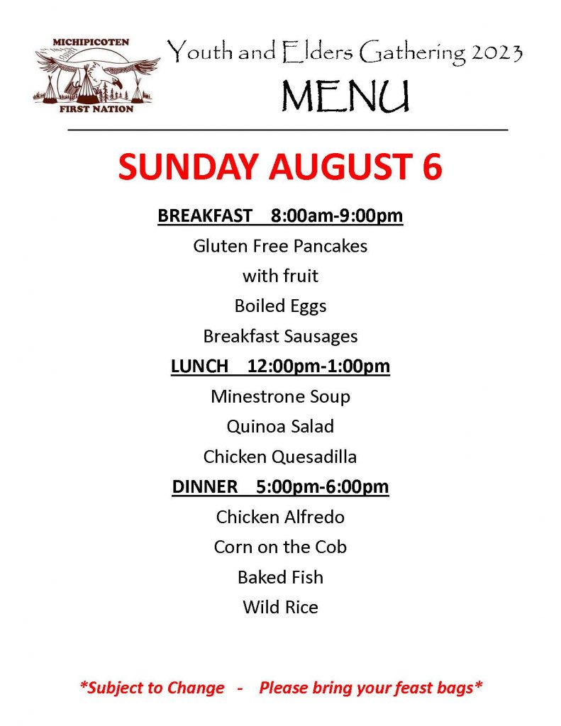 Youth & Elders Gathering | Michipicoten First Nation